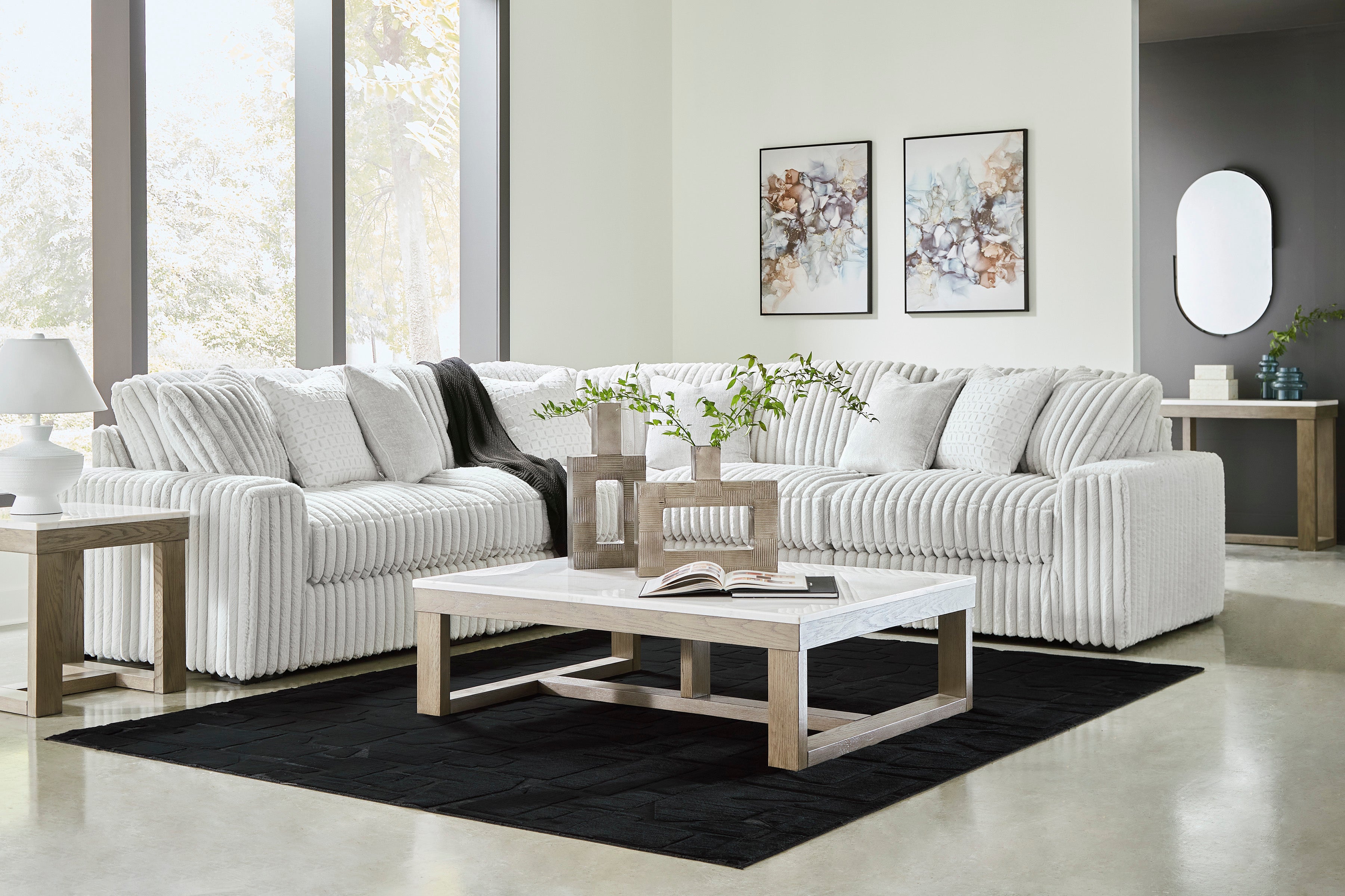 Stupendous 5 piece Sectional Sofa Set – ashleyksa