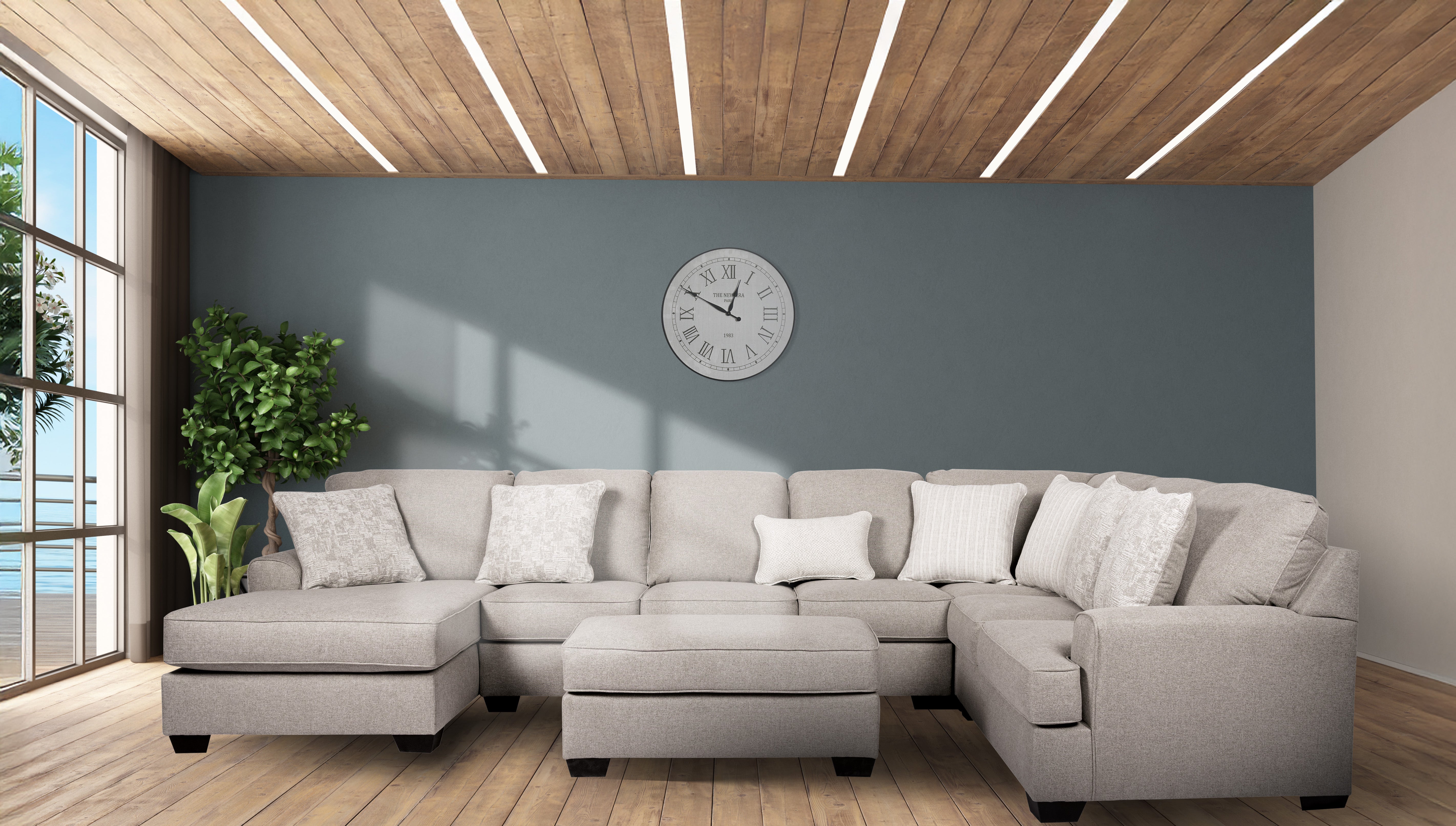 King Cushion 5-piece Sectional Sofa Set – ashleyksa